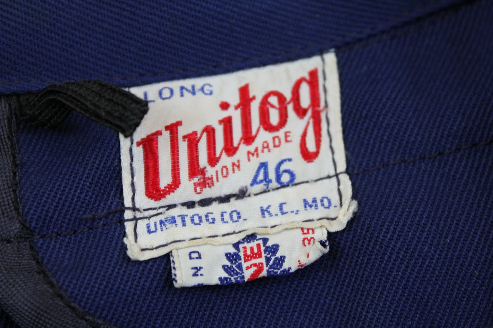 vintage workwear: UNITOG COWDEN* UNION MADE Coveralls, Jackets and Shirts
