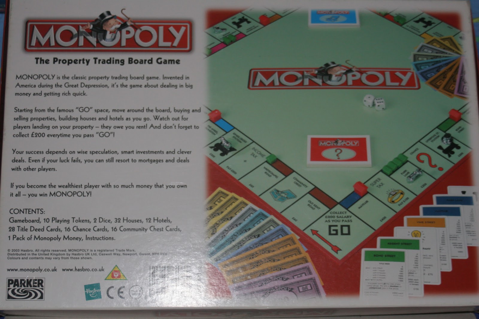 Kyle Bamford's GAD Blog: Day 6: Comparing different variations of Monopoly