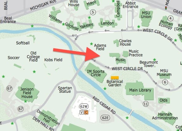 MSU FW Club Blog: Adams field map - Ultimate Frisbee!