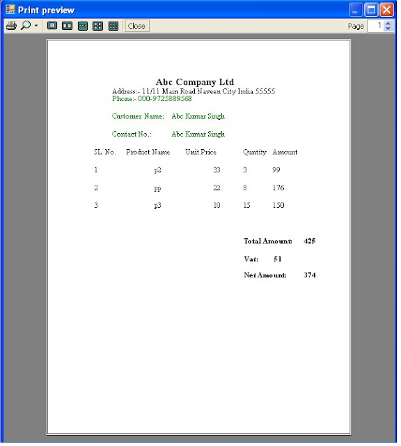 DotNet Experts: Printing Reports in C Sharp Windows Forms