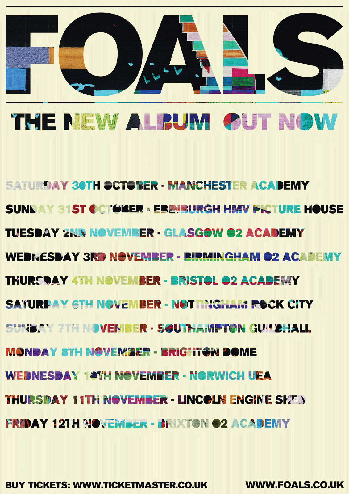 Don't Believe The Hype: Foals Tour Poster Competition