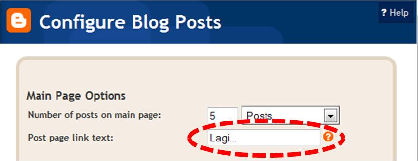 "Jump Break"... ciri baru daripada blogger... | "MANMA Site"
