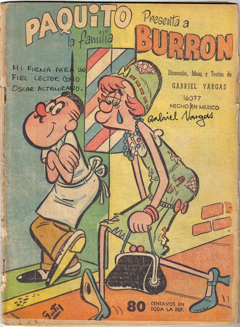 Altamirano caricaturista: PAQUITO PRESENTA LA FAMILIA BURRON