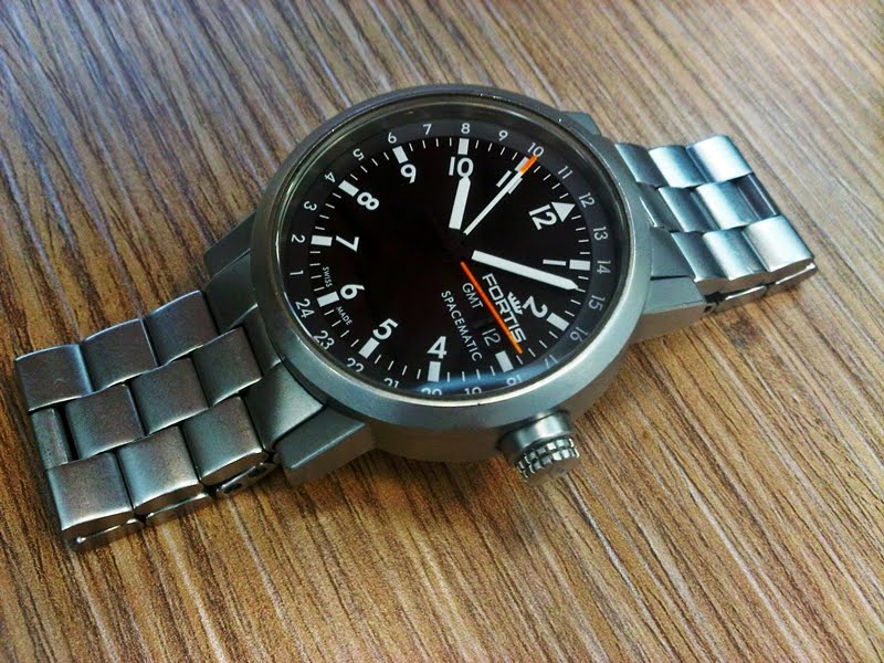 di jual arloji Fortis Spacematic GMT Automatic | 3 detik