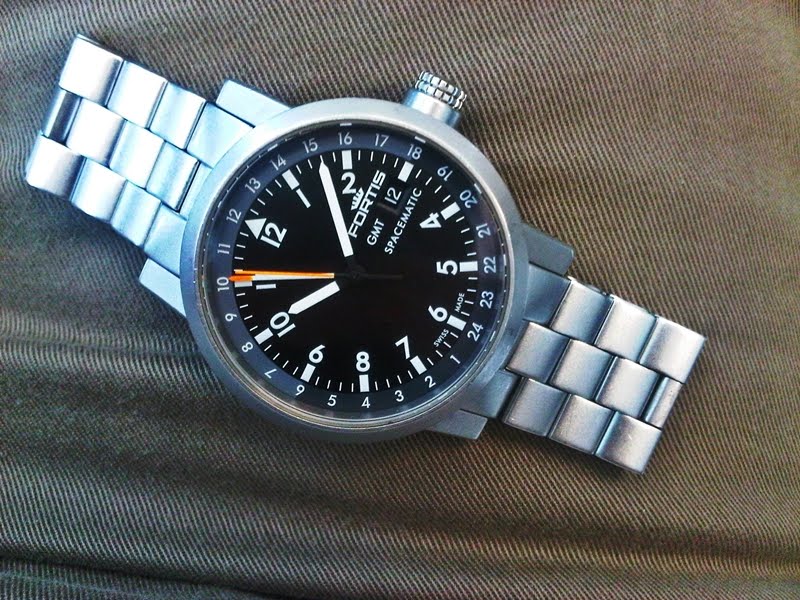 di jual arloji Fortis Spacematic GMT Automatic | 3 detik