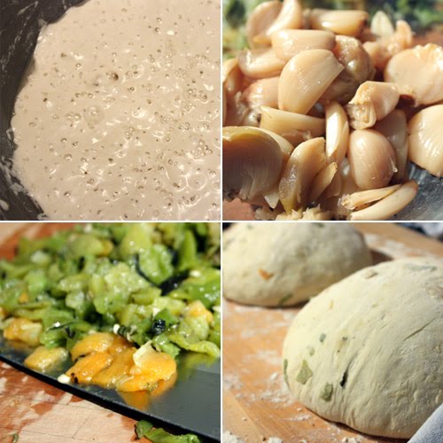 lisa is cooking: Italian Ring Bread with Hatch Chiles and Roasted Garlic
