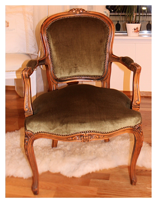 Mitt hvite skattkammer: Rokokko stol