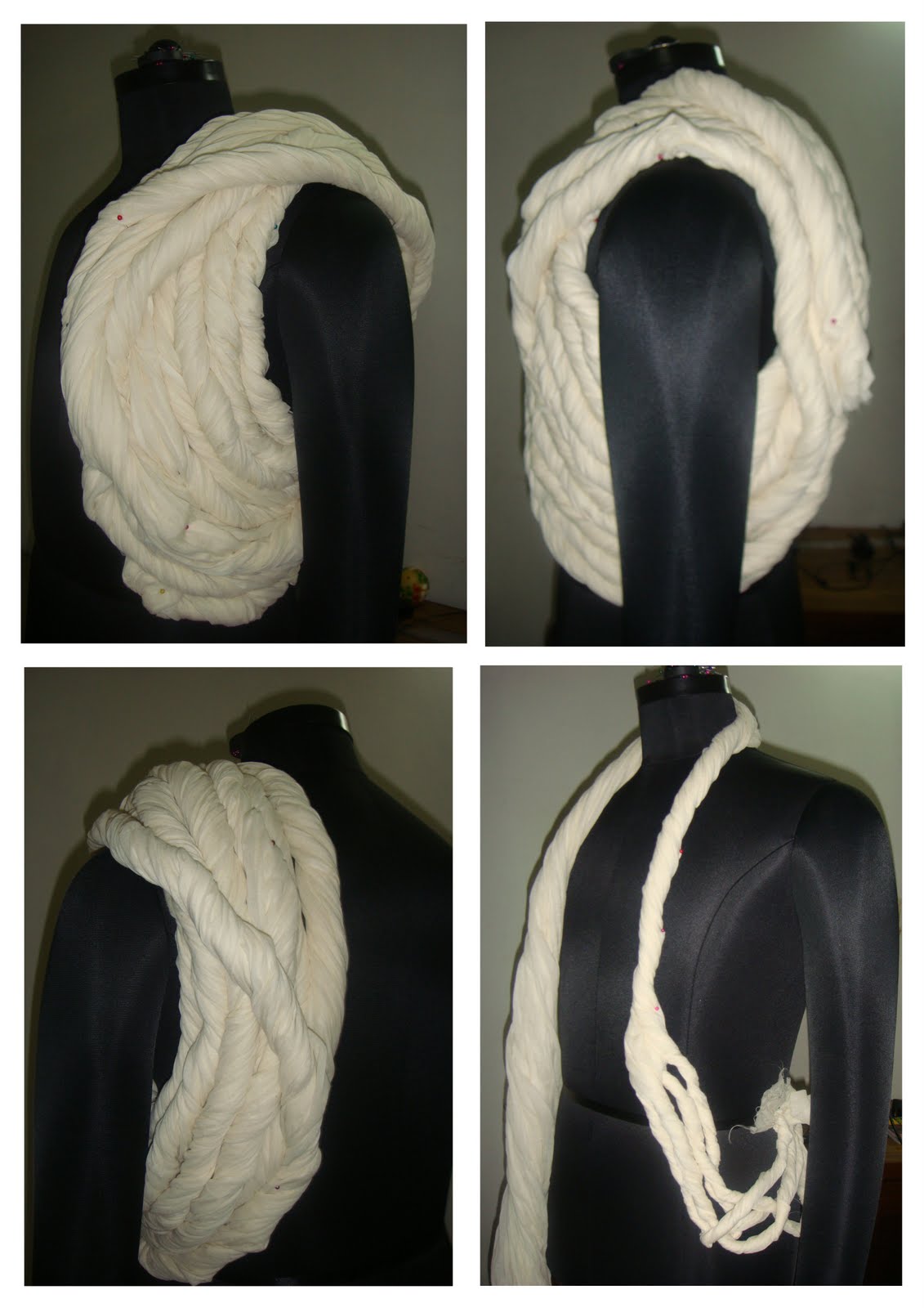 Concept & Prototyping: Explorations with twisted fabric