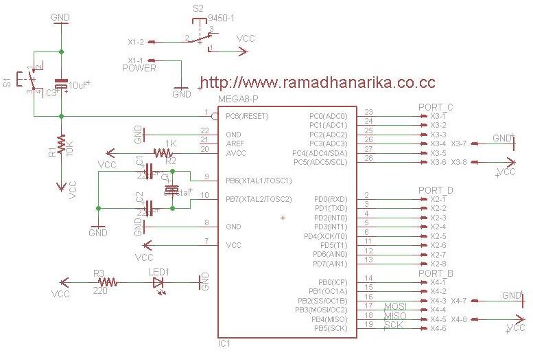 Sistem Minimum ATMEGA8 ~ Elektronika