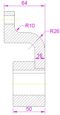 Draft: OFFSET CRANK - ORTHOGONAL VIEWS