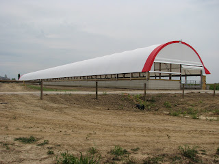 Covered buildings, hoop barns
