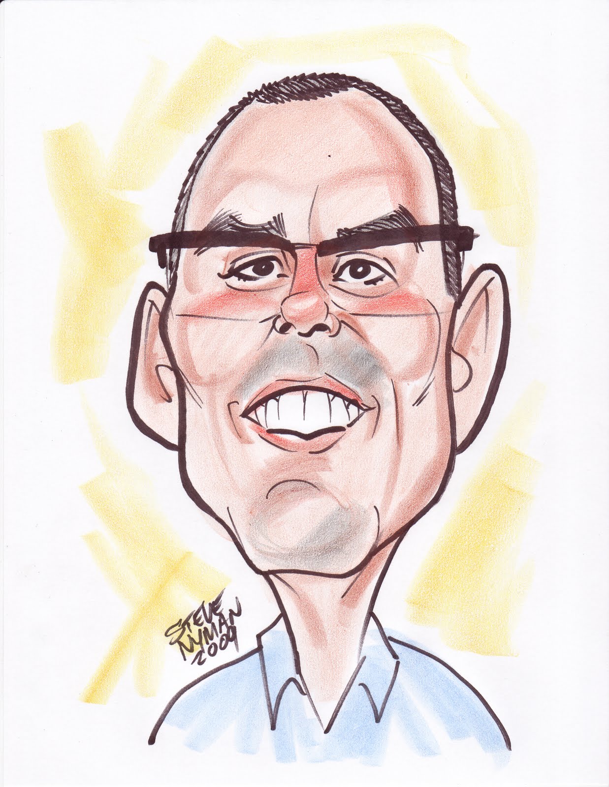 Caricature Art and Cartooning: Caricature Artists Dream Face