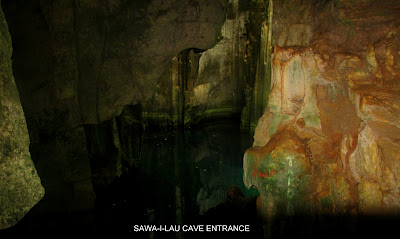 TORRID: SAWA-I-LAU CAVE/GROTTO ENTRANCE, FIJI 10/1/09