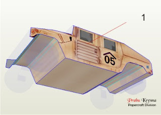 Papercraft and Papermodel: Humvee (HMMWV) Papercraft Instruction