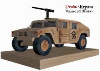 Papercraft and Papermodel: Humvee Military Papercraft