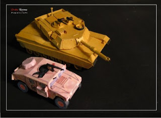 Papercraft and Papermodel: M1A1 Abrams Papercraft