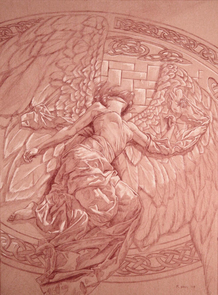 The Art of Michael C Hayes: Red Pencil Drawings