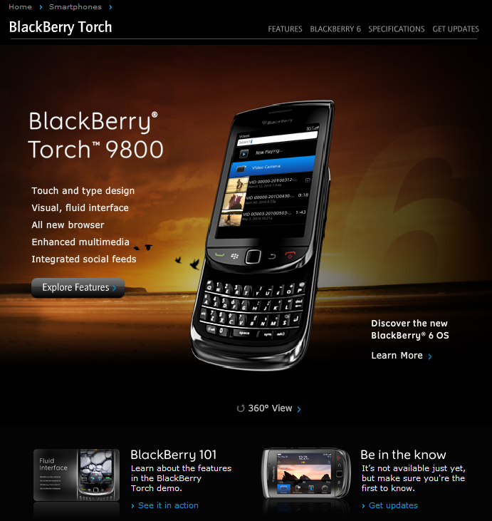 mytechisland: Blackberry Touch Screen + Slide out Keyboard aka ...