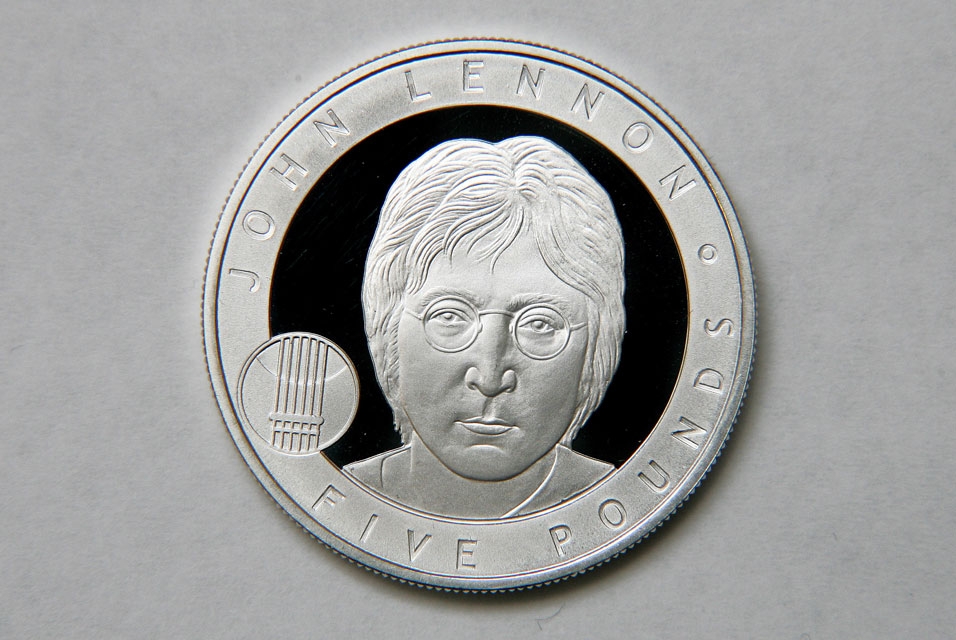 ACravan: (Hideous) Silver Commemorative John Lennon Coin Issued by ...