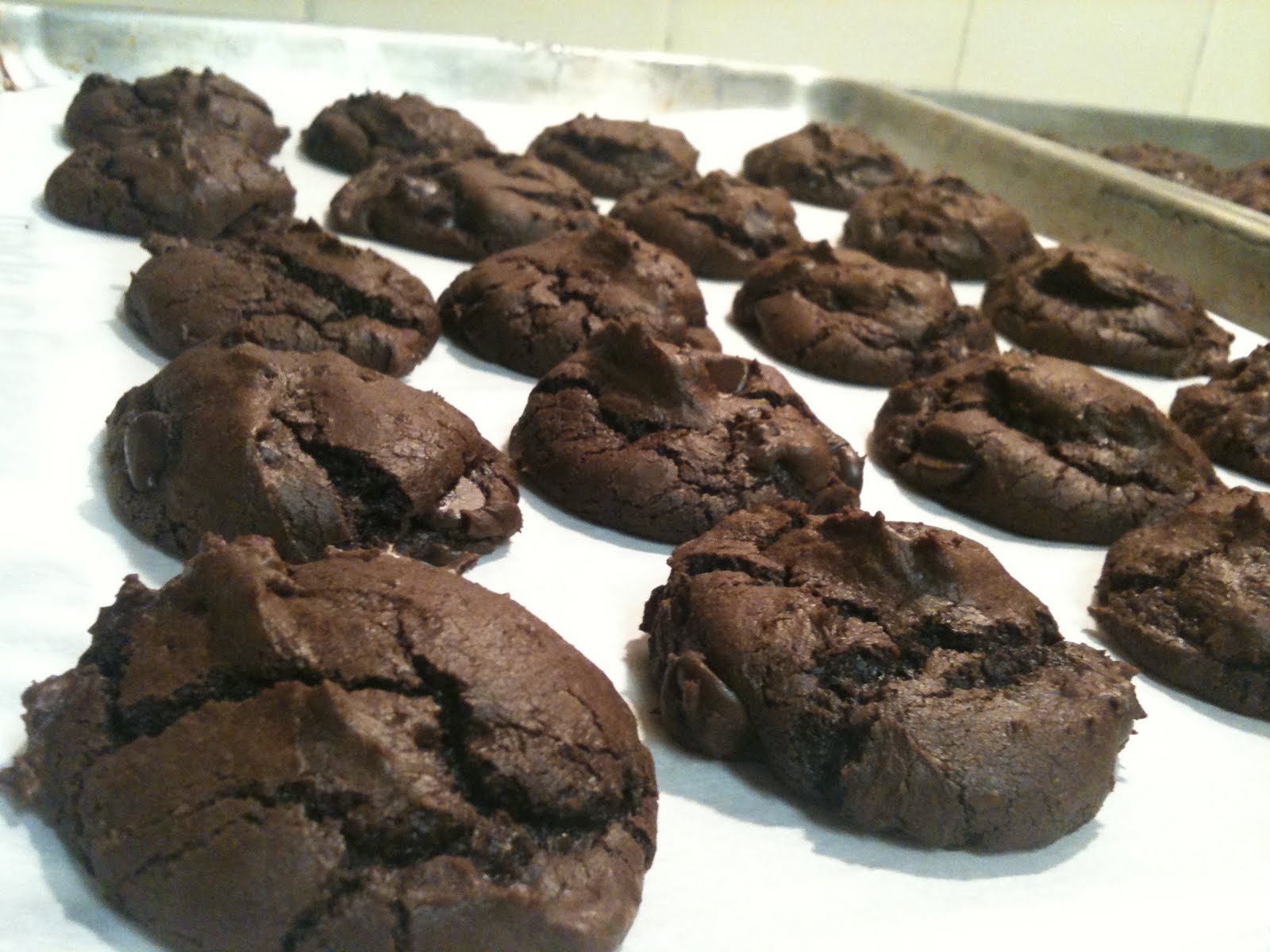 flour child: Double Chocolate Buzz Buzz Cookies