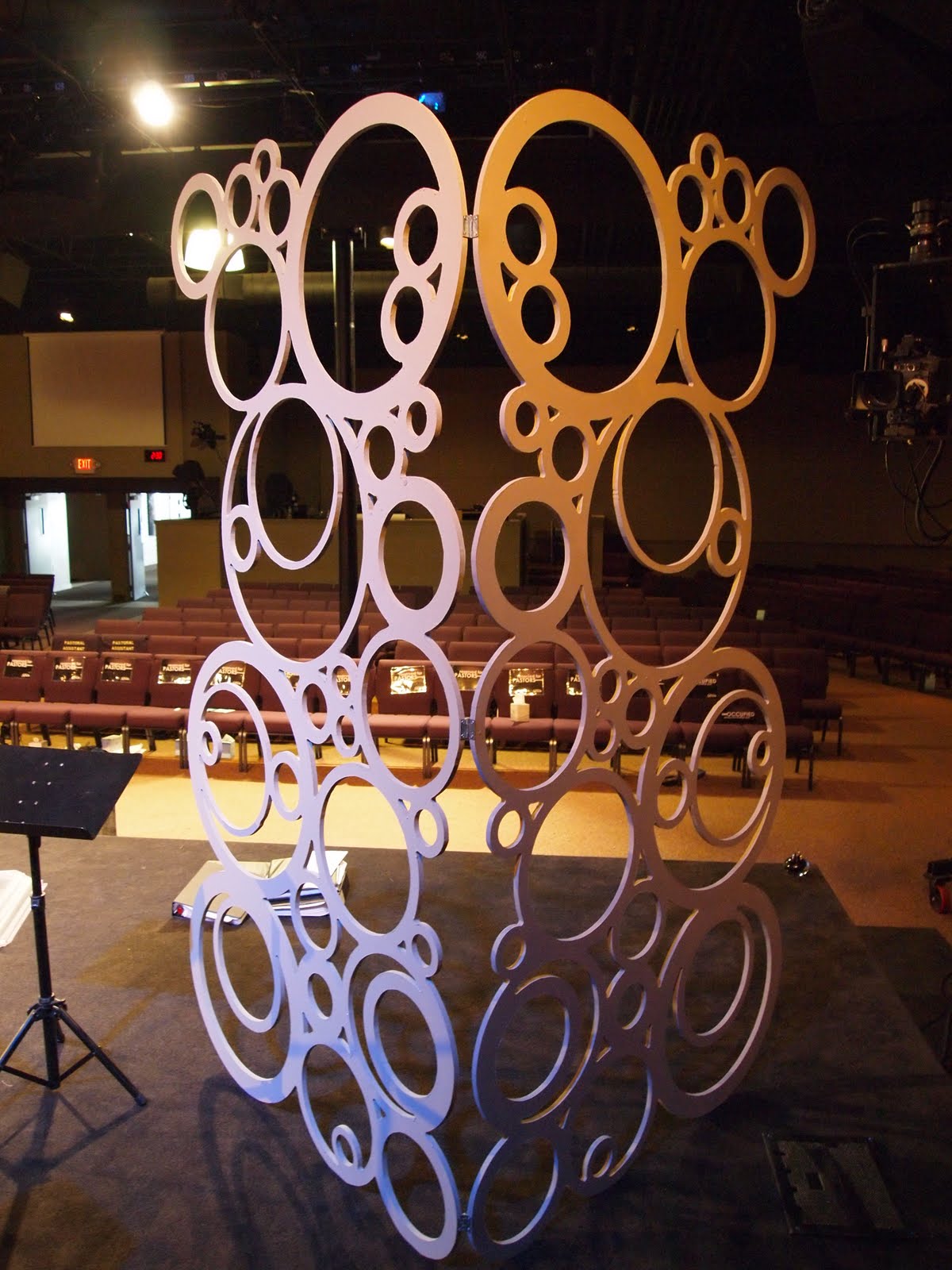 Todd Bougher: MDF Circle Screens Stage
