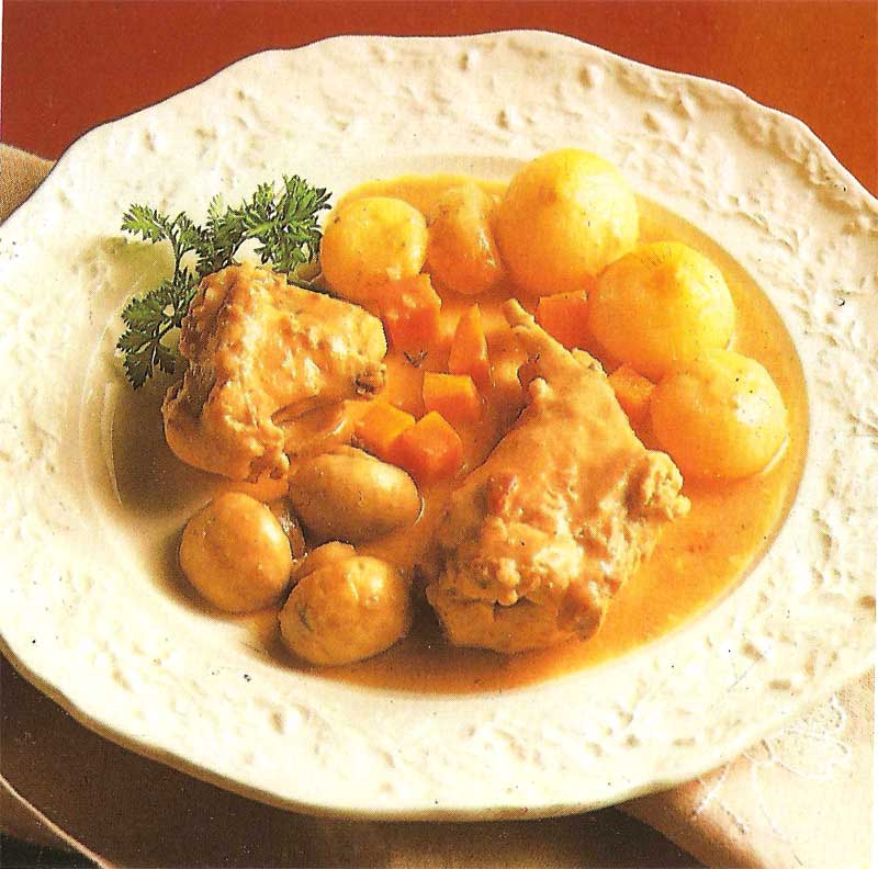 Conejo en gibelotte ~ Recetas de comidas y demás delicias culinarias