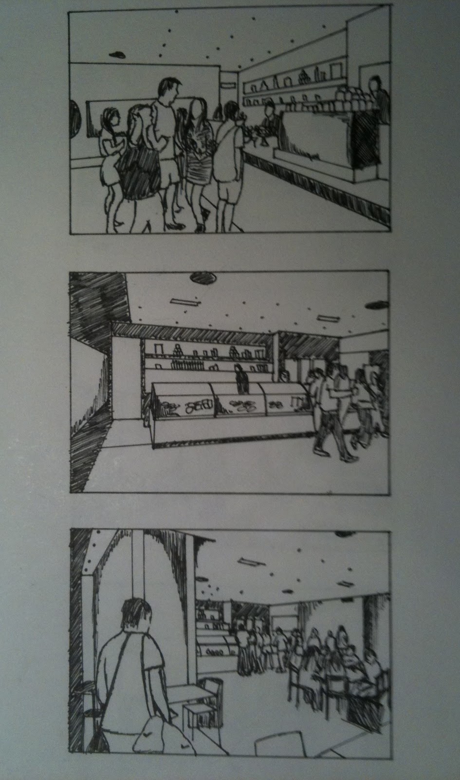 architectural communications: storyboarding : architectural spaces