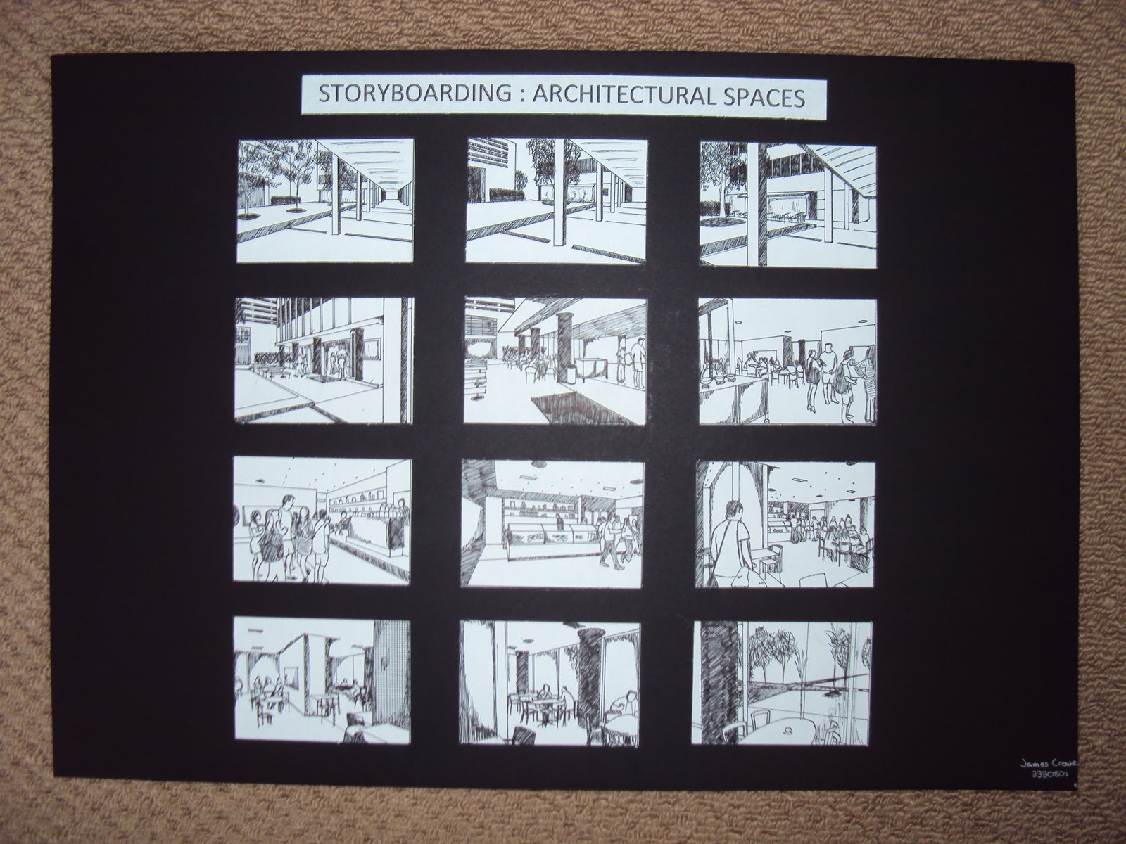 architectural communications: storyboarding : architectural spaces
