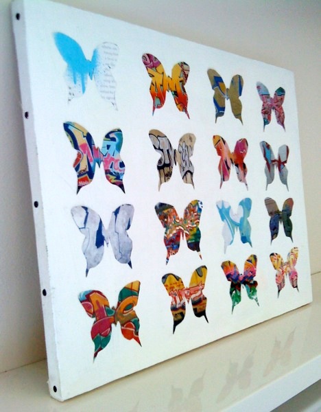 Papillons des Villes {collage} - Valy's blog