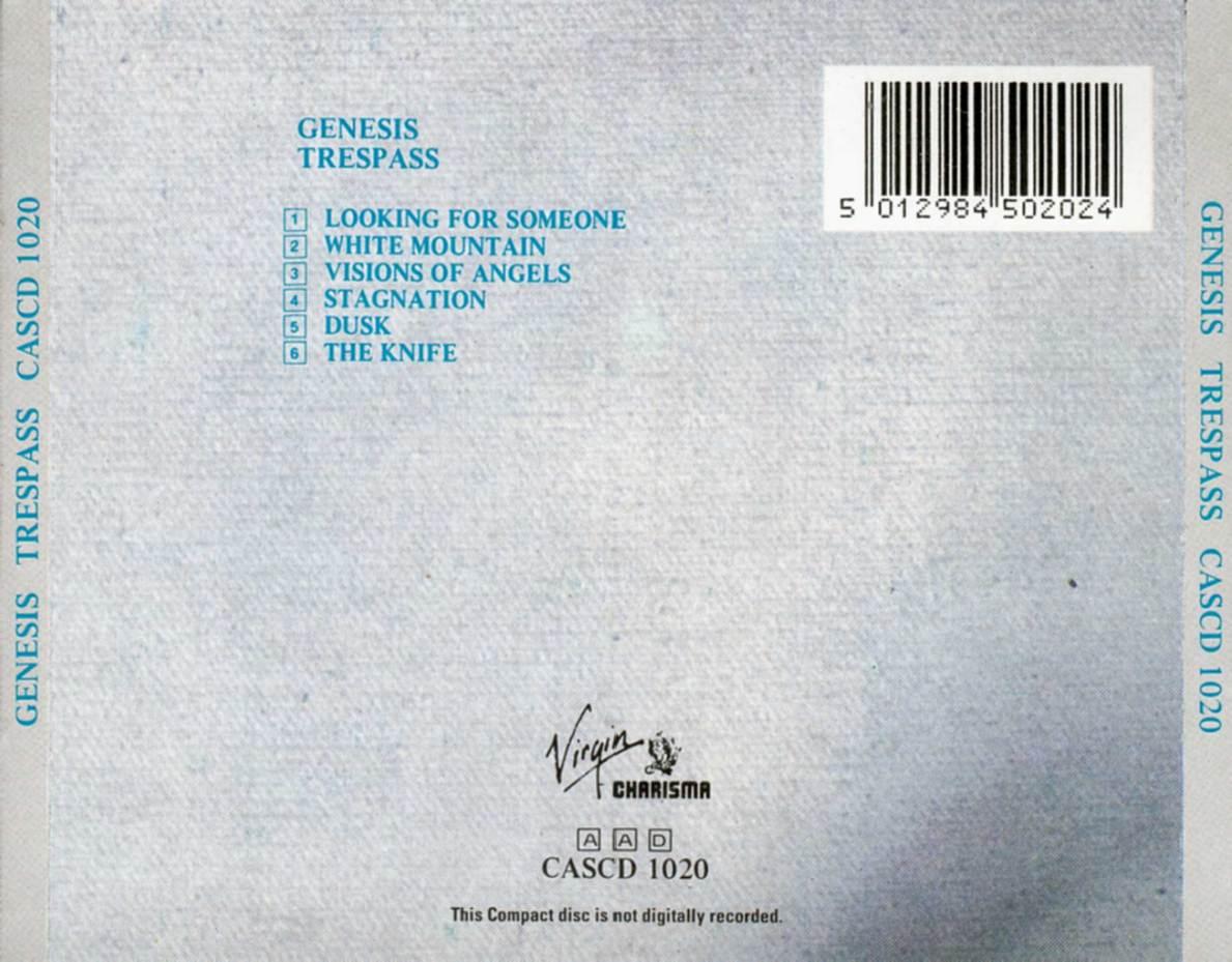 CONCRETE ROCK: GENESIS - TRESPASS 1970