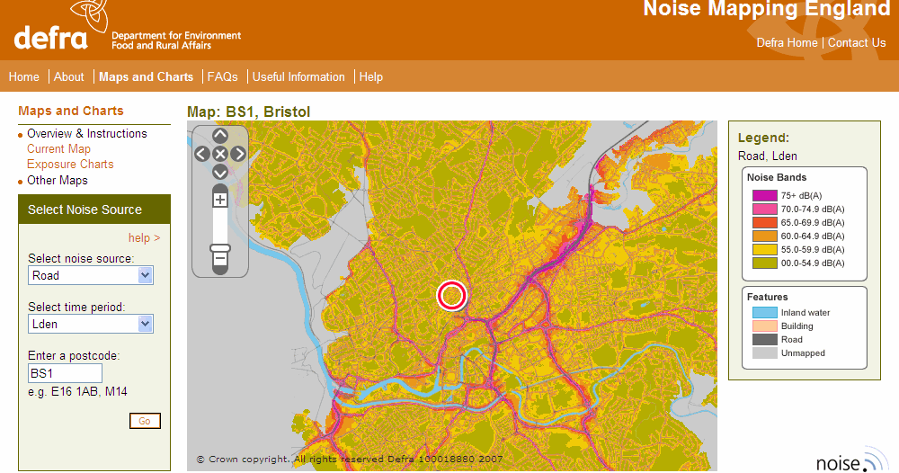 Noise mapping england - parentpase