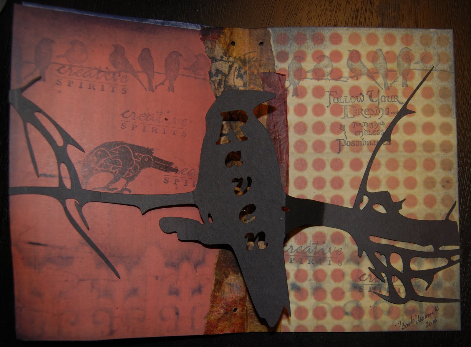 Stampensteins Castle: Altered Gypsy RR Raven Book