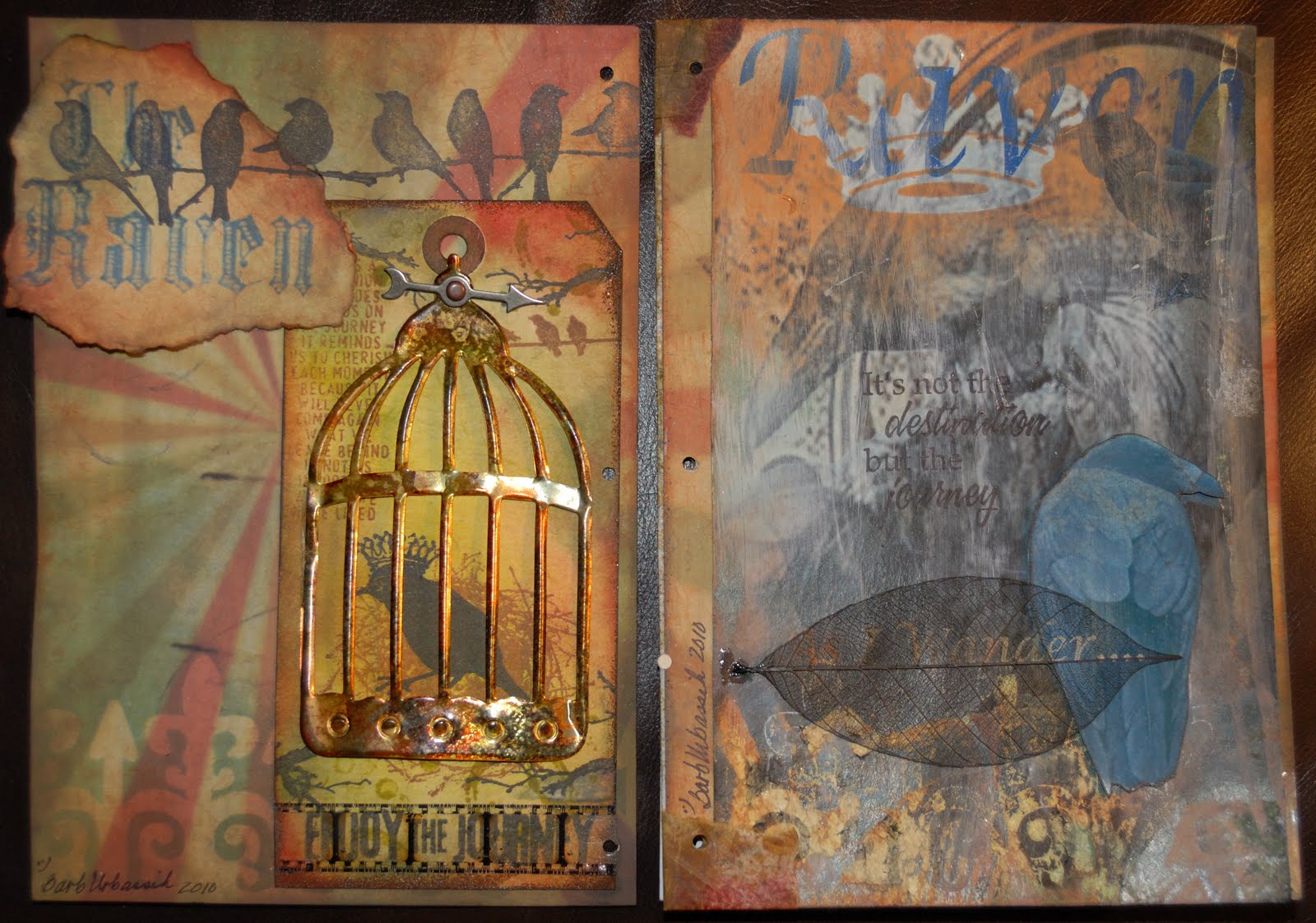 Stampensteins Castle: Altered Gypsy RR Raven Book