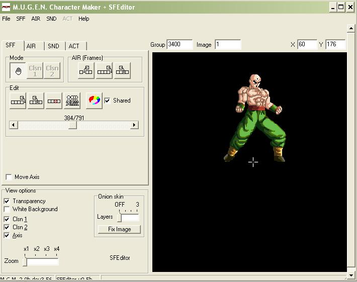 Tools pembuat game Fighting 2D MUGEN