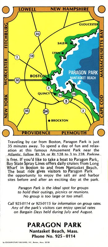 NewsPlusNotes: Sabrina's Brochure Spotlight: Paragon Park (year unknown)