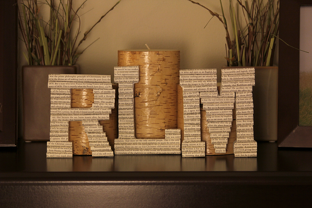 Little Things Bring Smiles: .Book Letters Tutorial.
