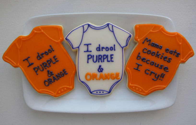 Doodlebug Cookies: Clemson Cookies!