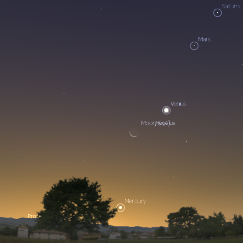Astroblog: A Dance of Moon and Planets