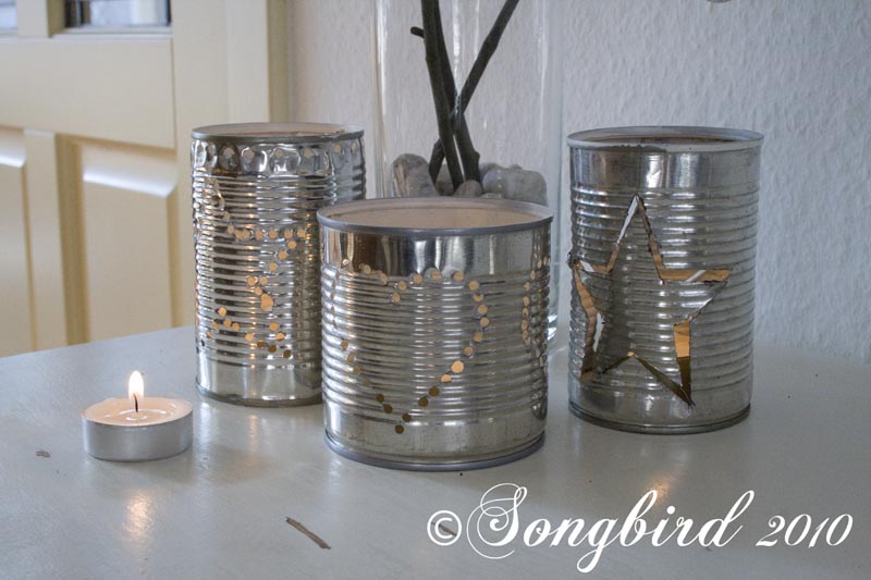 How to turn tins into lanterns - Songbird