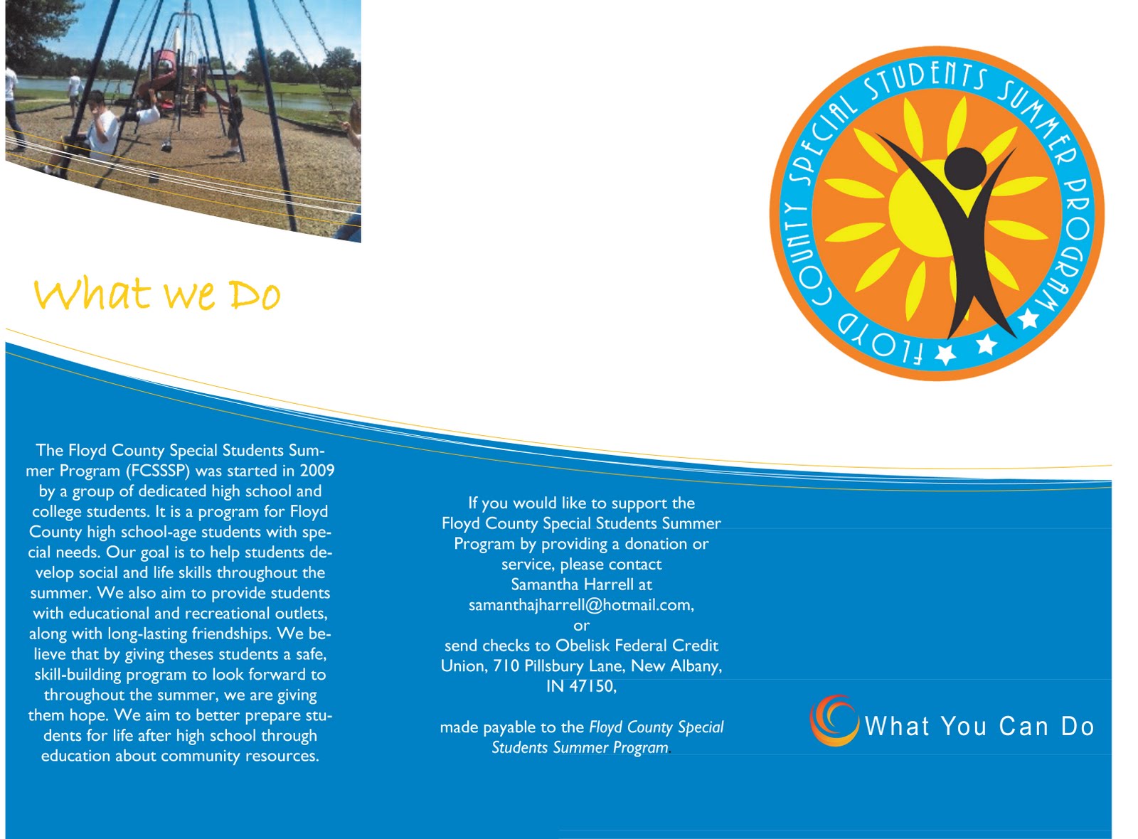 Floyd County Special Students Summer Program: New Volunteer and Donor ...