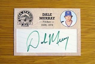 The Amazing Shea Stadium Autograph Project: #232) DALE MURRAY