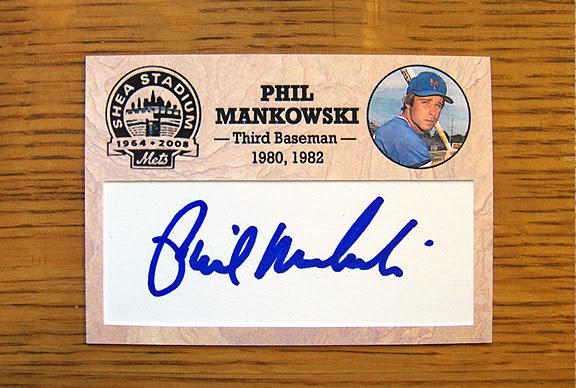 The Amazing Shea Stadium Autograph Project: #255) PHIL MANKOWSKI
