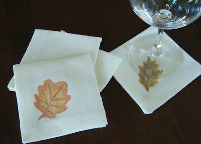 DIY cocktail napkins