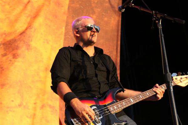 BUSH- Gavin Rossdale 2010: Bassist Corey Britz of Bush performs at the ...