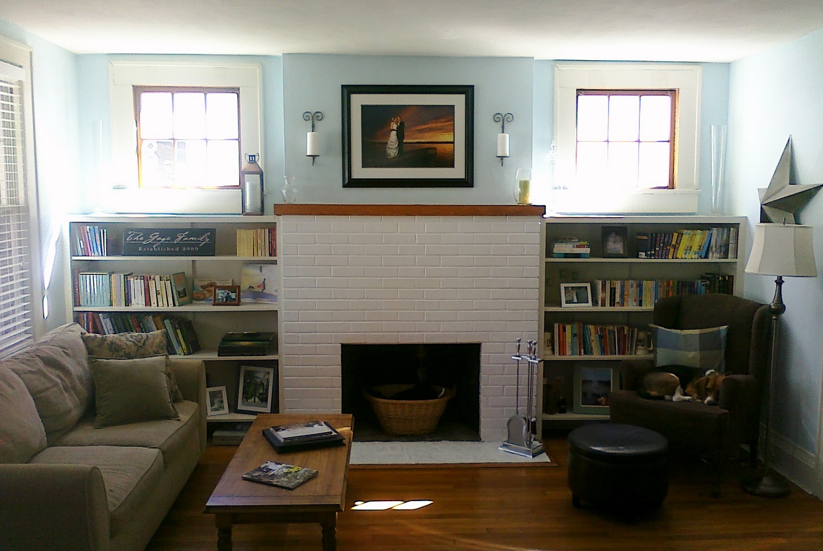 Austin And Courtney s Adventure Through The Navy Way Of Life Our Navy Bungalow Fireplace Austin And Courtney s Adventure Through The Navy Way Of Life Our Navy Bungalow Fireplace