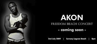 Que Sera Sera: AKON- Freedom Beach Concert!