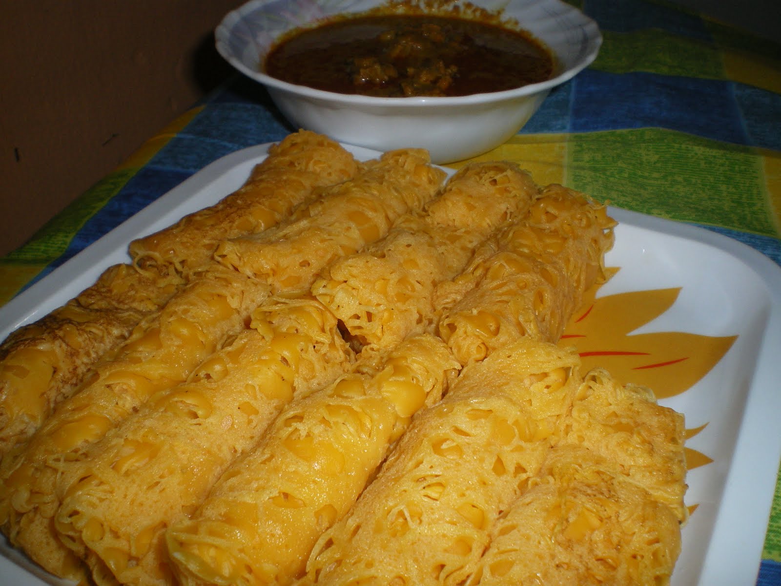 ♥ CINCIN BERLIAN ♥ ..:::..: Roti Jala Dengan Kari Ayam