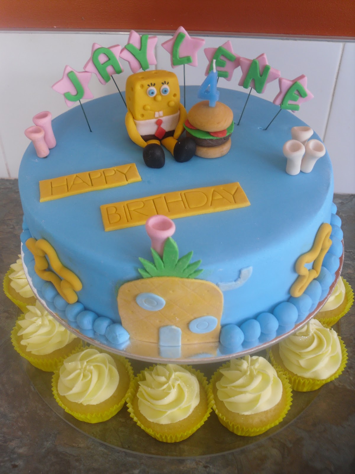 NZ Cupcake Princess: Minnie Mouse Clubhouse and Spongebob Squarepants