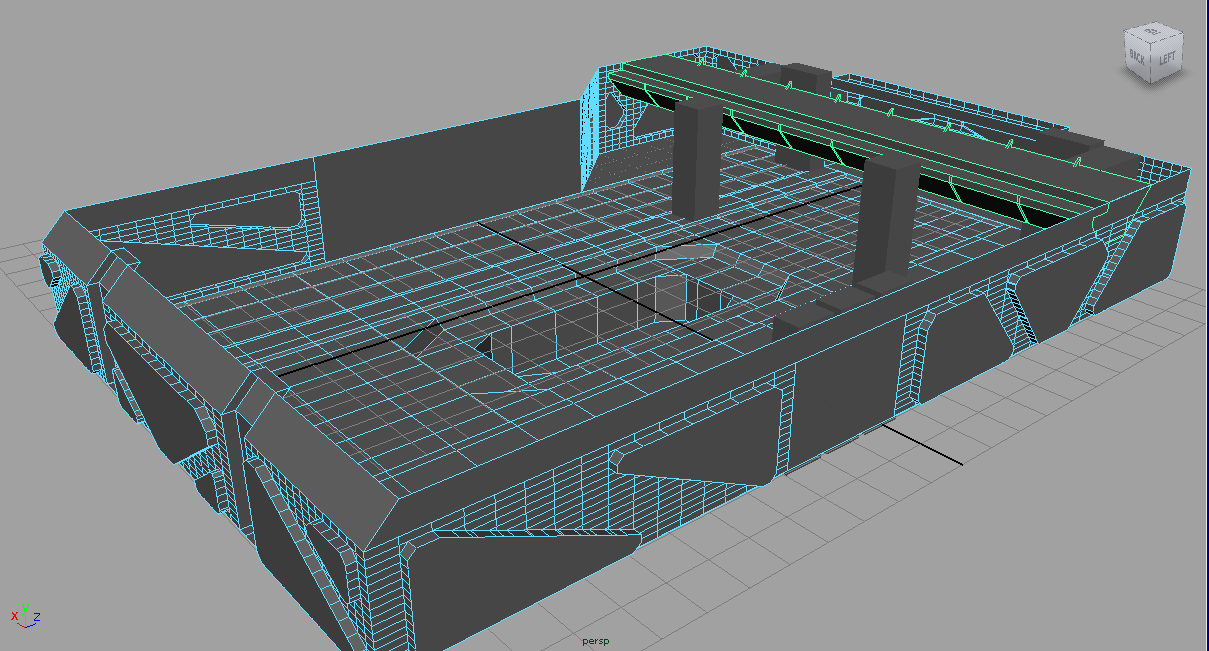 Chop Shop Environment/ Interior Design Project: 3D Chop-Shop Face ...