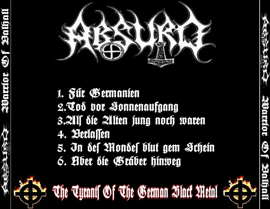 Strength And Honour: Absurd (Ger) - [2000] Warrior Of Valhall [Promo]